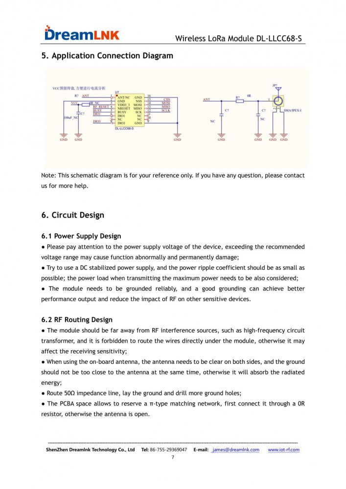 DL-LLCC68-S-433 datasheet page 7
