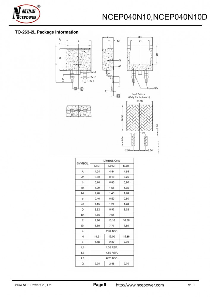 NCEP040N10D datasheet page 6