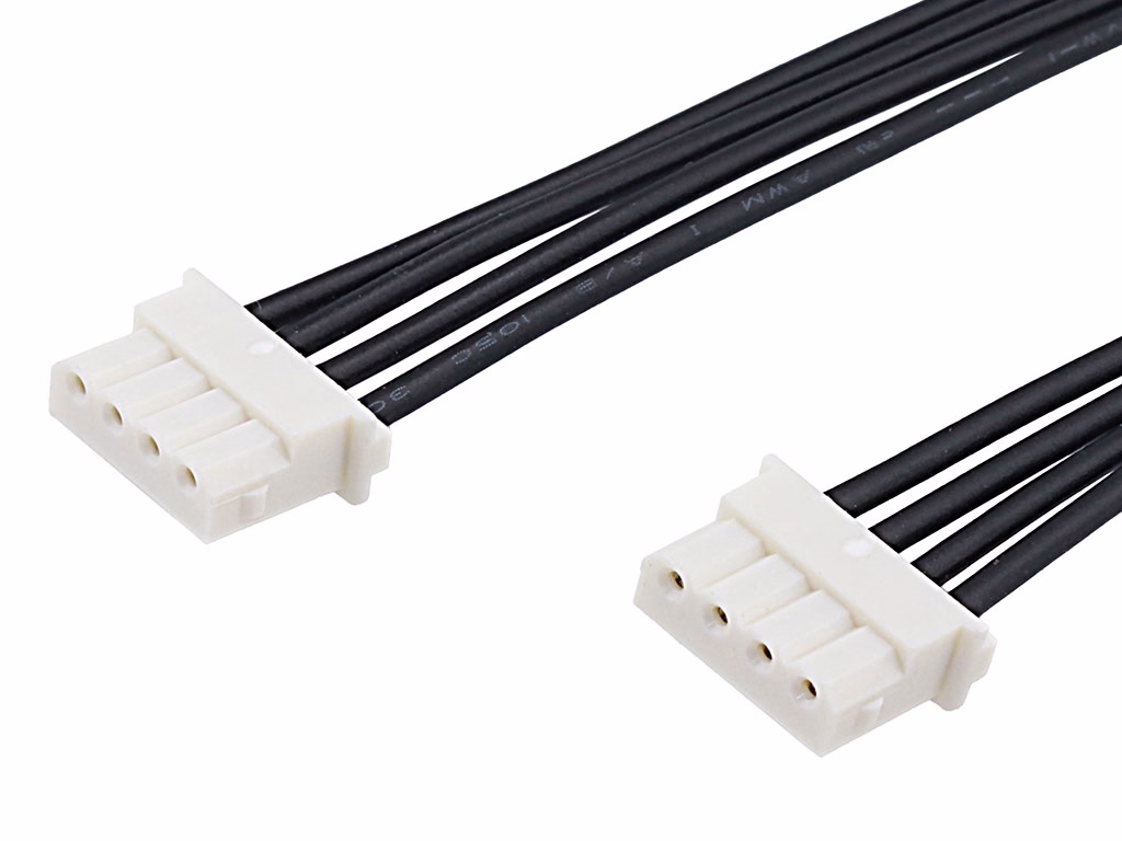 Mini-SPOX-to-Mini-SPOX Off-the-Shelf (OTS) Cable Assembly, 2.50mm Pitch, Single Row, 600.00mm Length, Tin (Sn) Plating, 4 Circuits, Natural