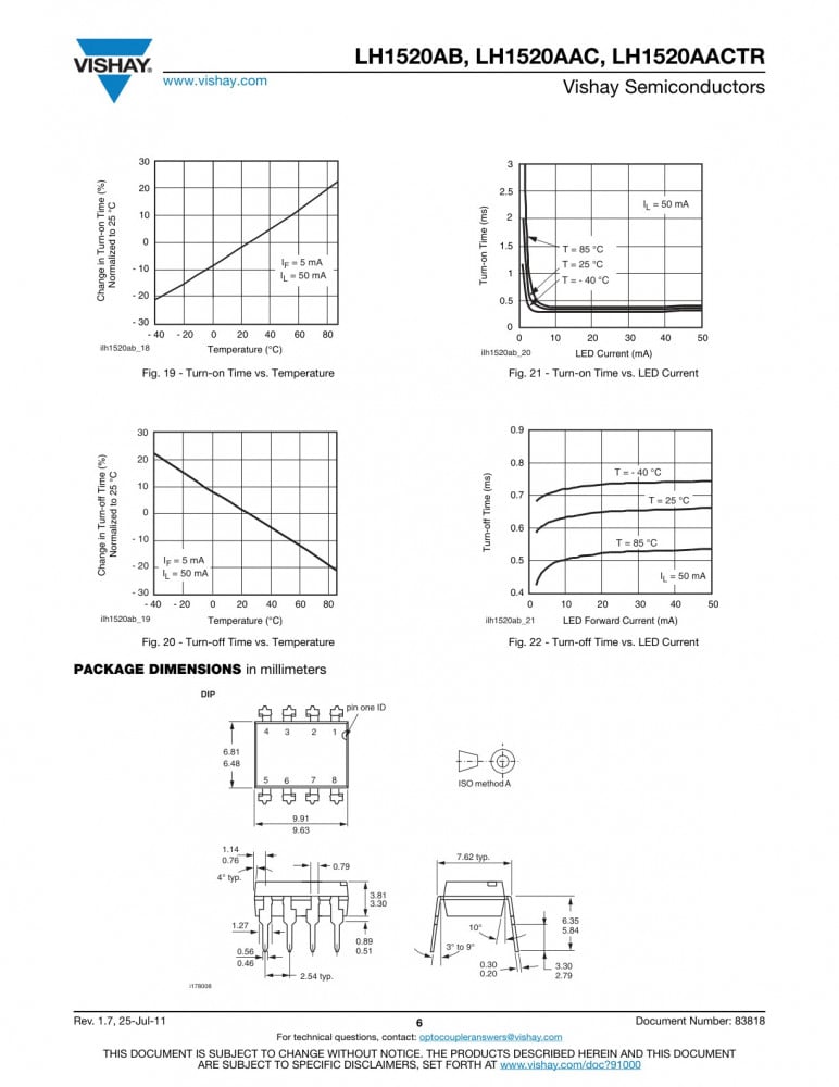 LH1520AAC datasheet page 6