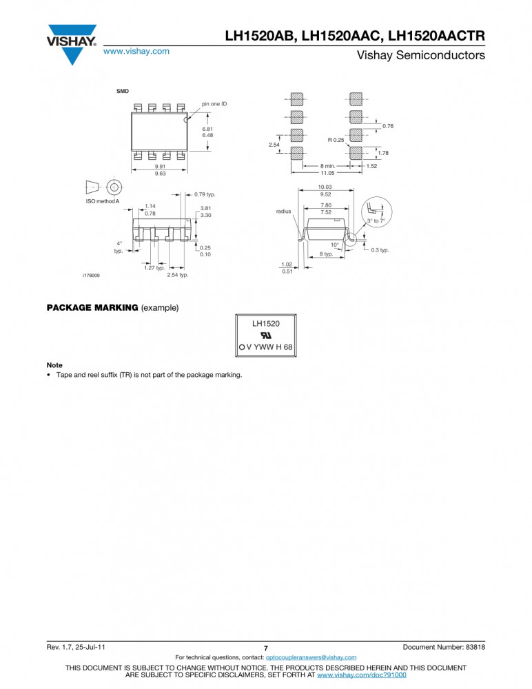 LH1520AAC datasheet page 7