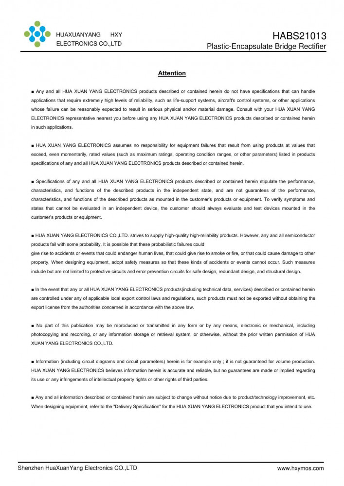 HABS21013 datasheet page 4
