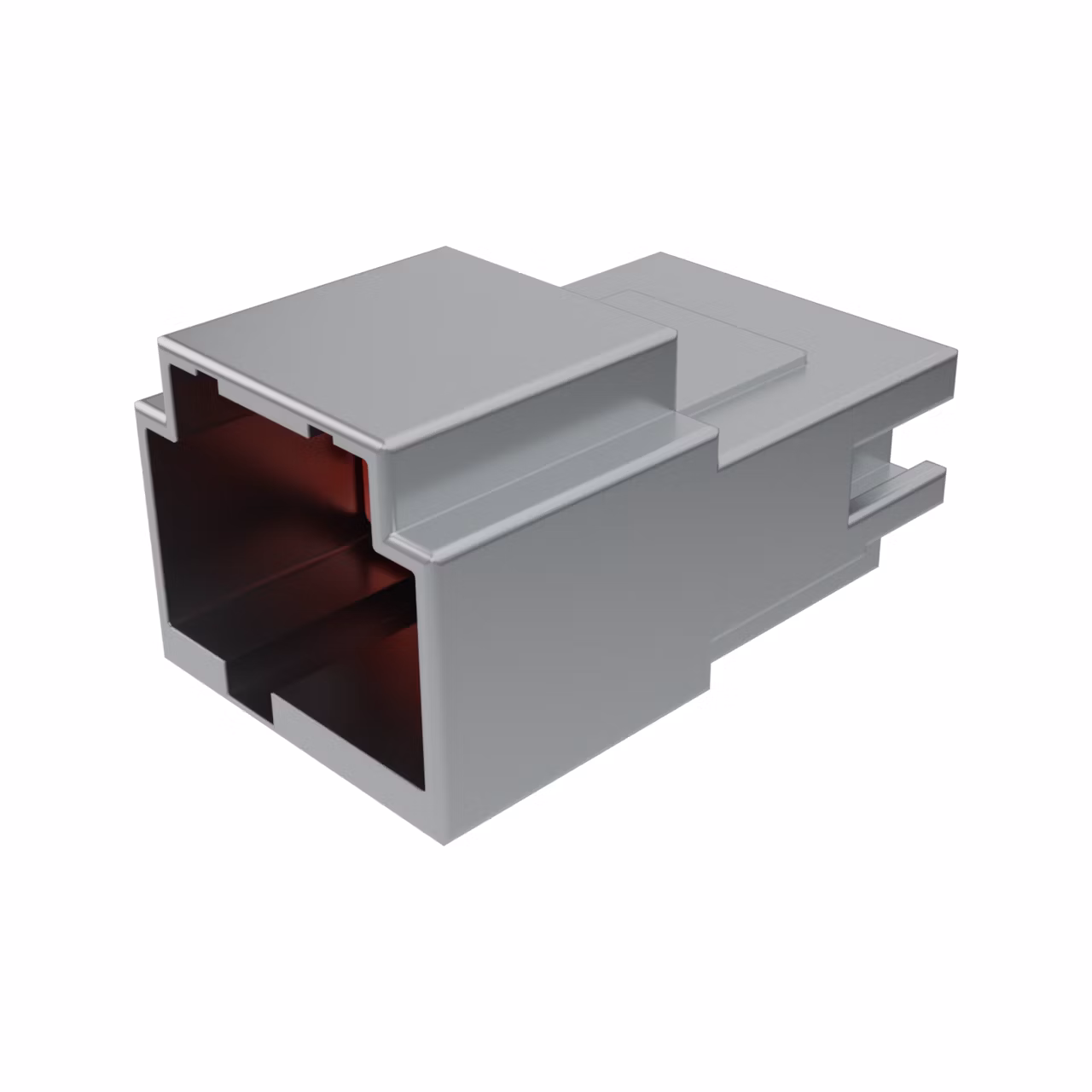 2.54mm Pitch, 0.64mm Width H-DAC 64 High Density Automotive Crimp Housing, Dual Row, 10 Circuits, Polarization Option #1, Gray for sale