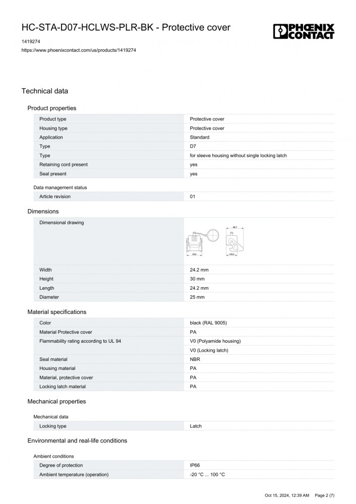 Phoenix Contact 1419274 product document page 2