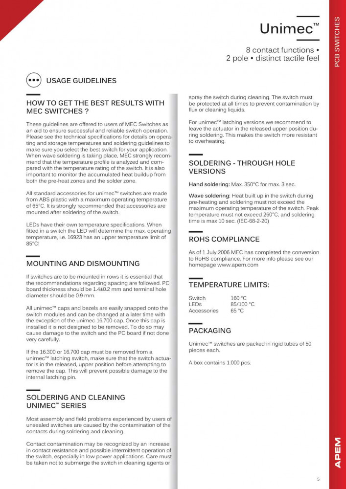 Product document page 5