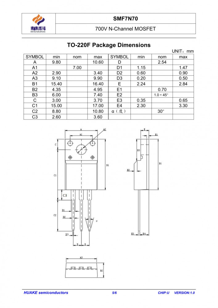 SMF7N70 datasheet page 5