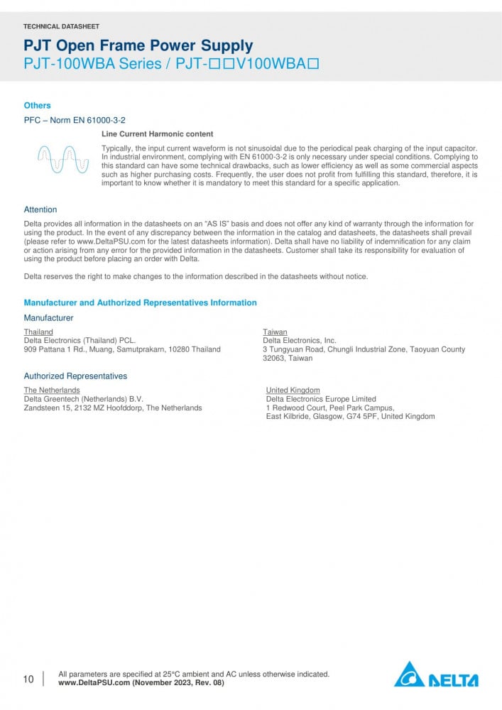 PJT-15V100WBAA datasheet page 10