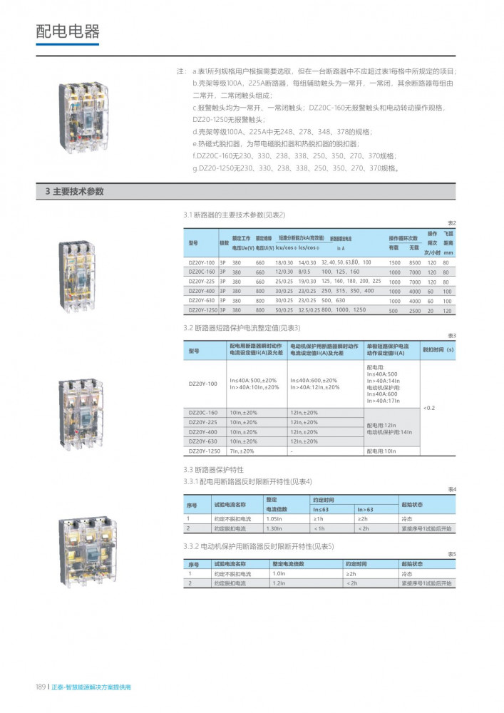 CHINT DZ20 technical document page 2