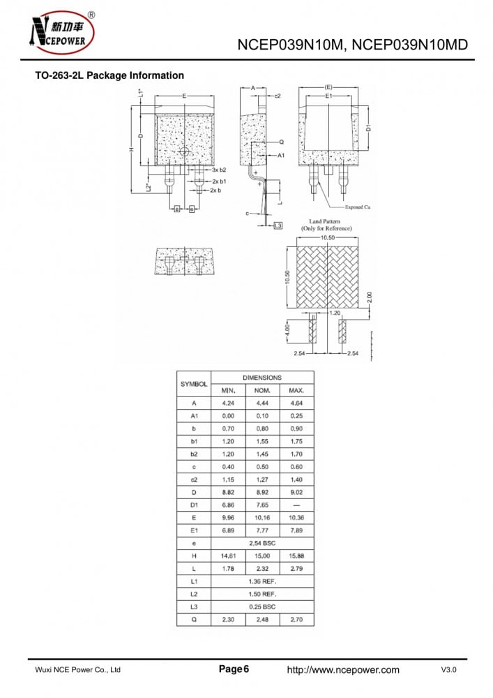 NCEP039N10M datasheet page 6