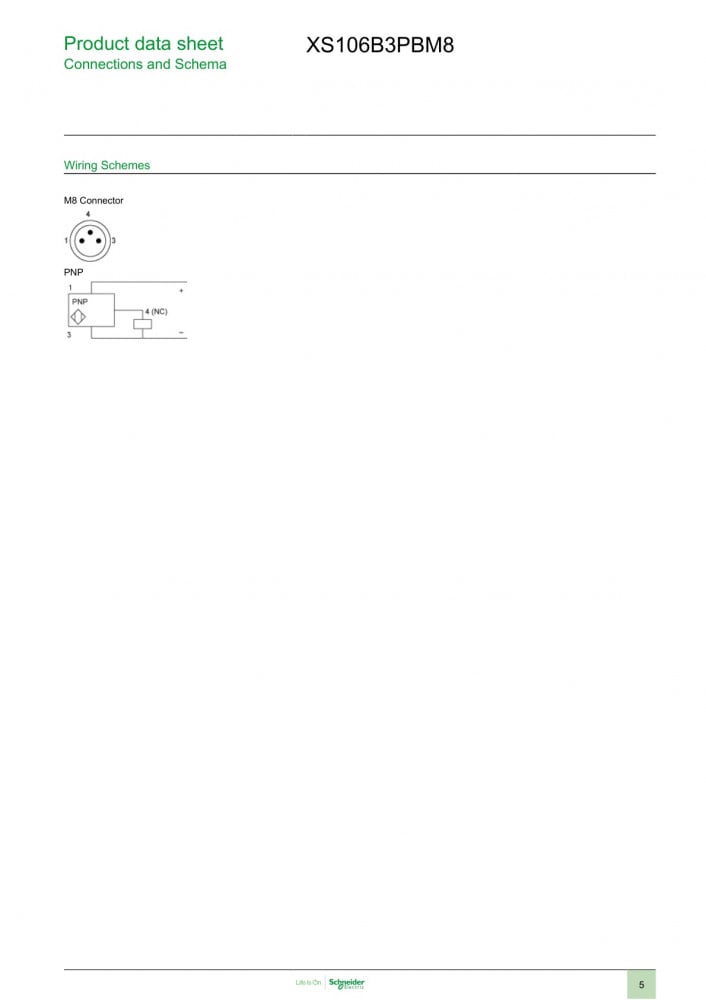 XS106B3PBM8 datasheet page 5