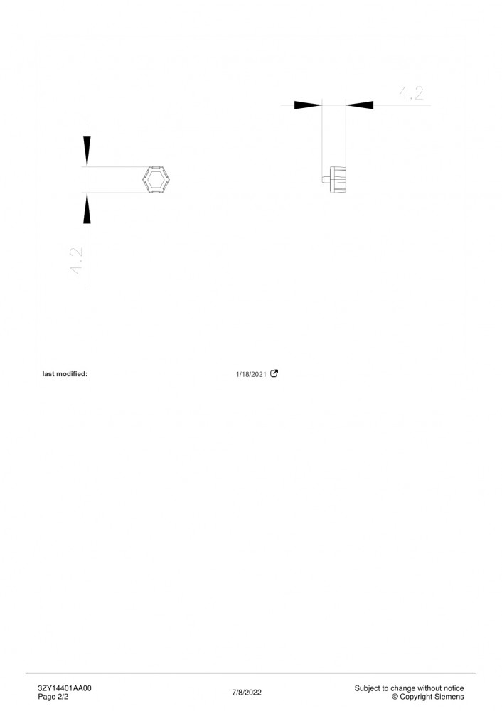 SIEMENS 3ZY14401AA00 datasheet page 2