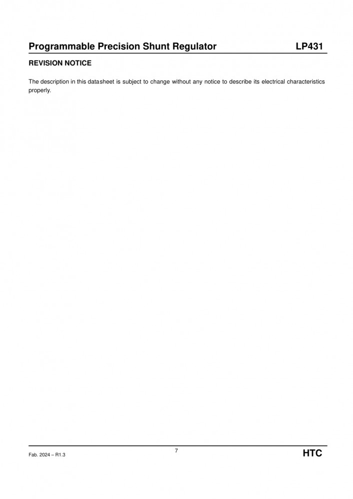 LP431GCSF datasheet page 7