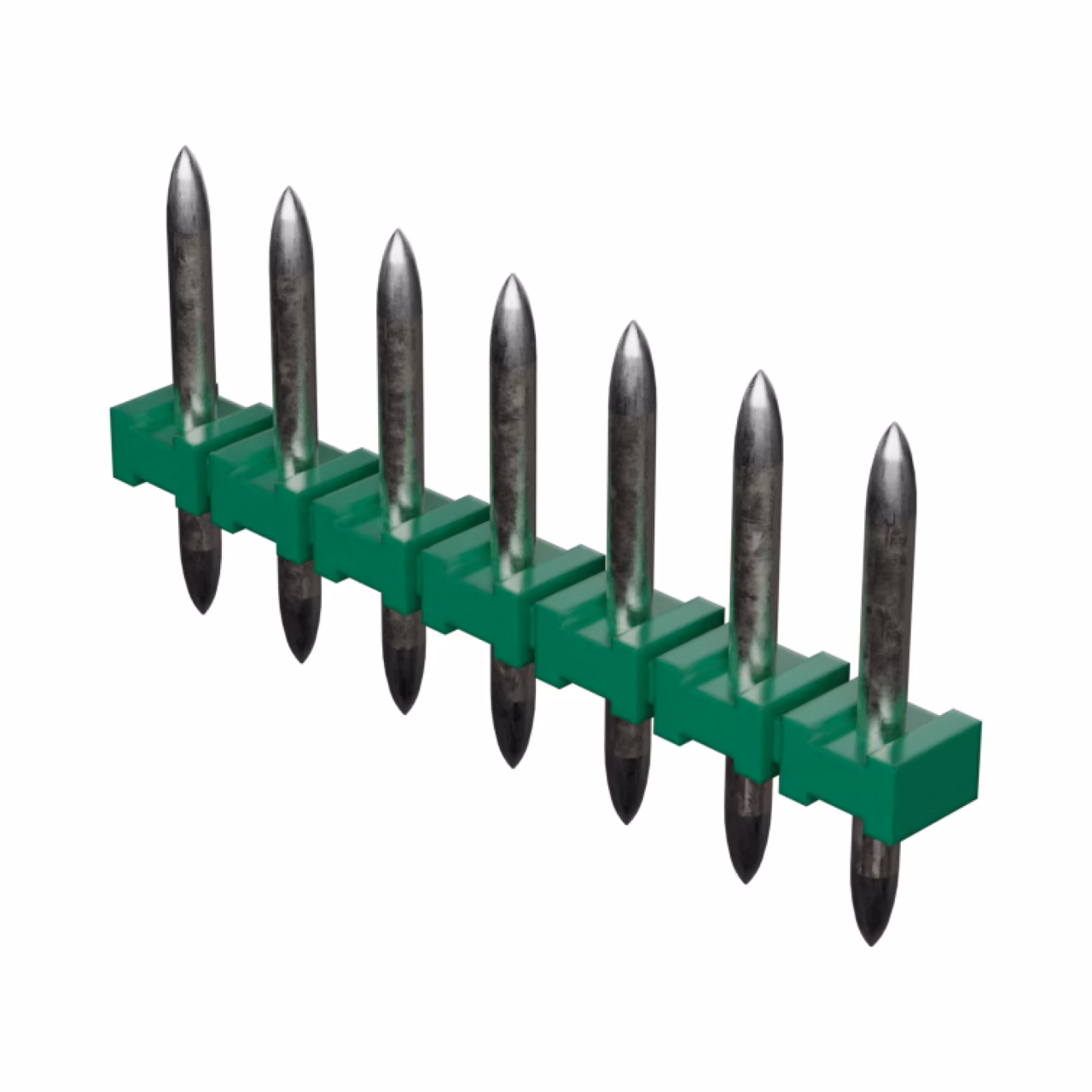 3.50mm Pitch Eurostyle Vertical PCB Pin Header, Breakable, 7 Circuits for sale