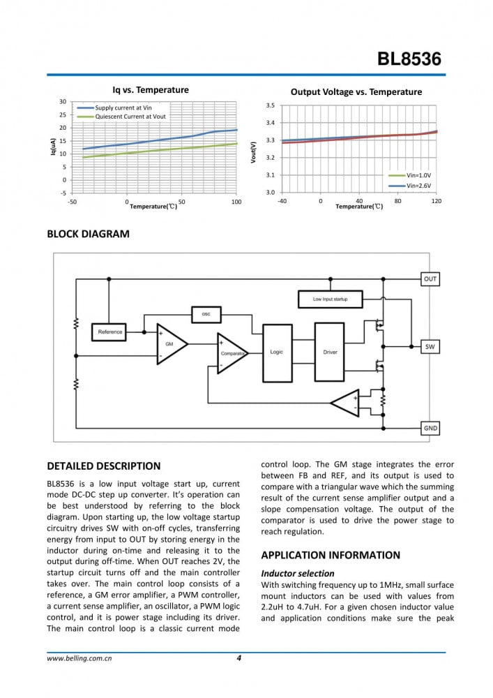 BL8536 datasheet page 4