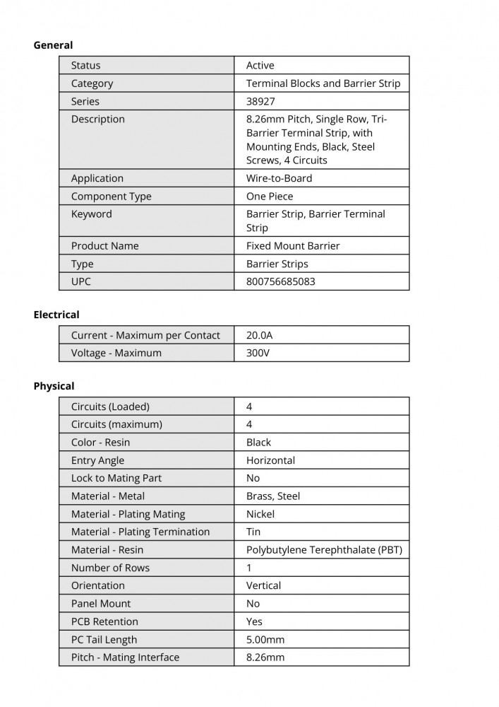 Product document preview, page 2