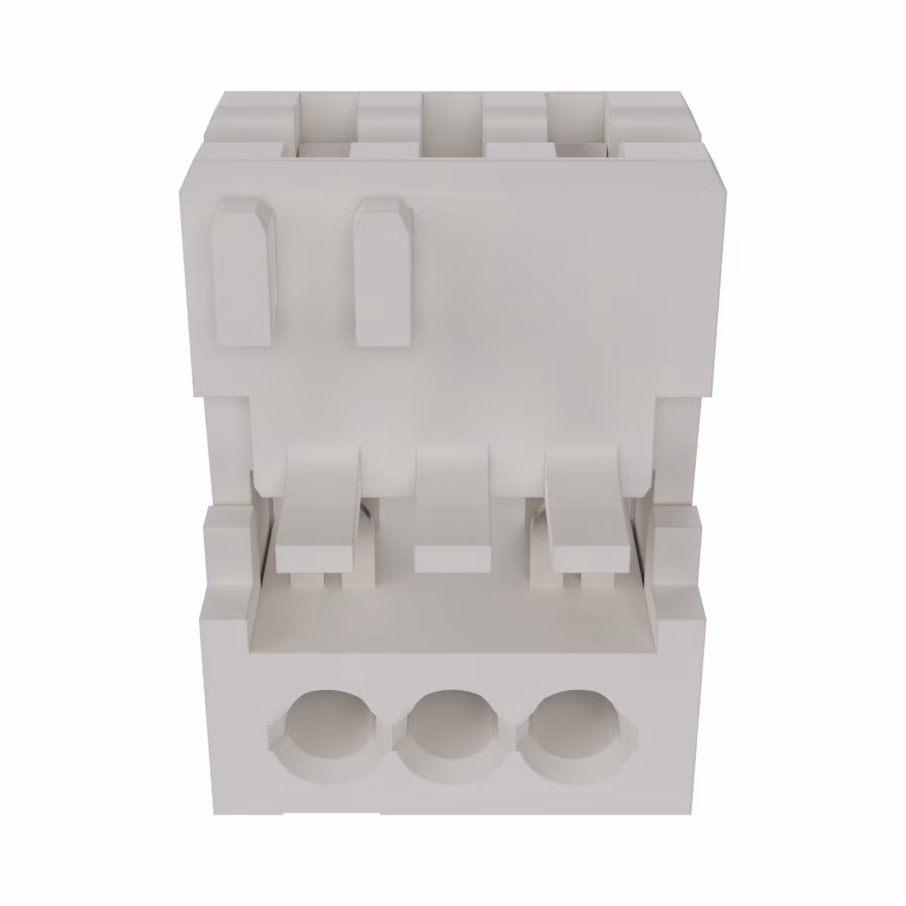 Appli-Mate RAST 2.5 Connector, 5.00mm Pitch, Female, 2 Circuits, Positions Key C and D Removed, Open Endwalls for sale