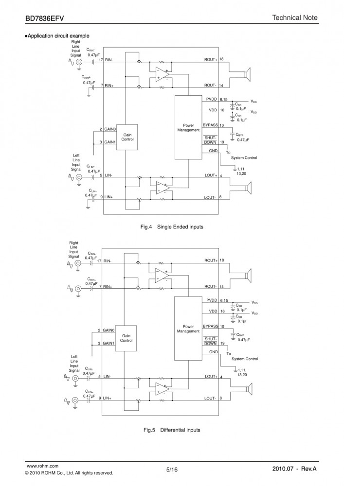 BD7836EFV-E2 datasheet page 5