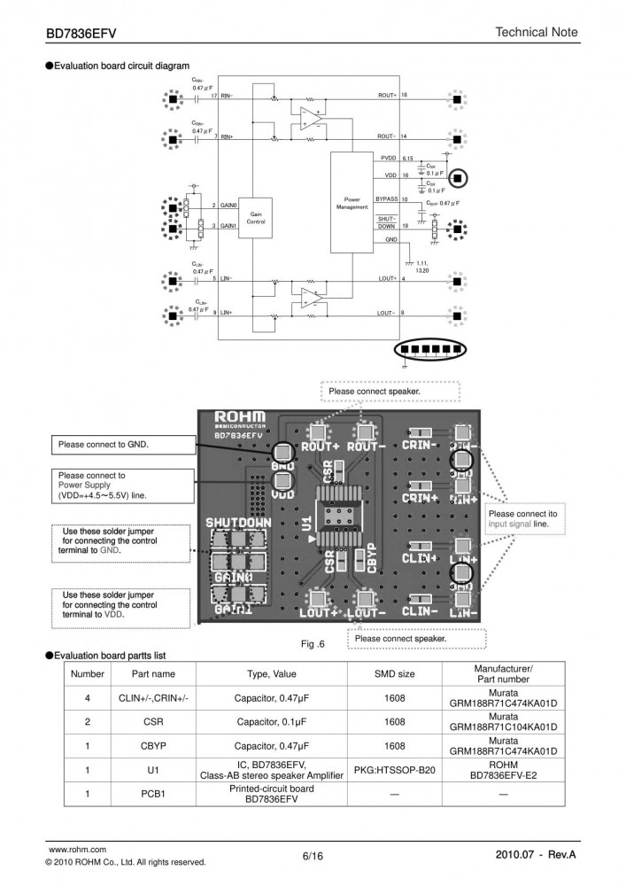 BD7836EFV-E2 datasheet page 6