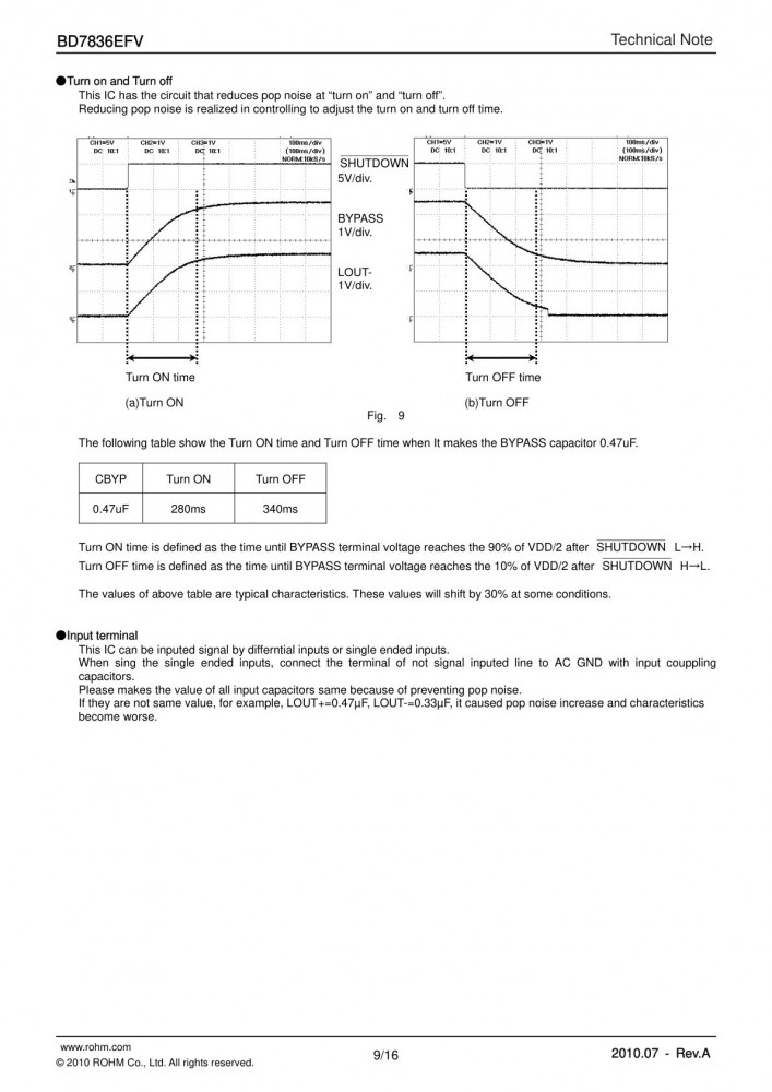 BD7836EFV-E2 datasheet page 9