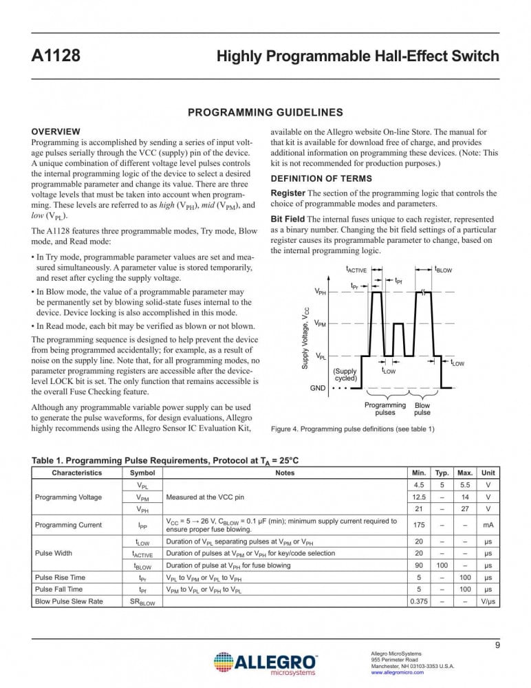 A1128LUA-T datasheet page 9