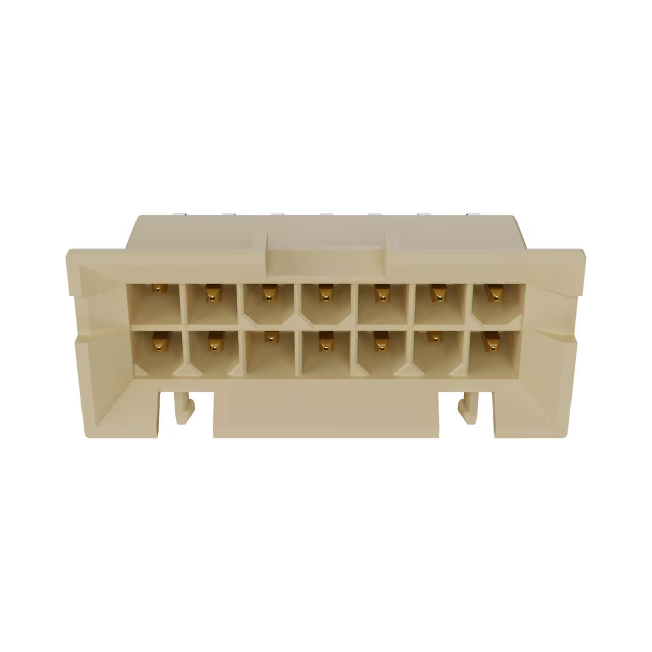 Mini-Fit BMI First Mate / Last Break Header, 4.20mm Pitch, Dual Row, Right-Angle, 14 Circuits, Nylon 6/6 UL 94V-0, Gold (Au) Plating for sale