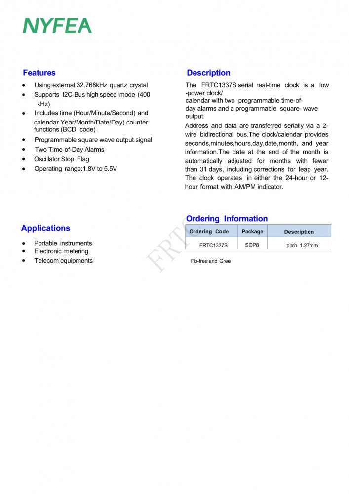 FRTC1337S specification page 2