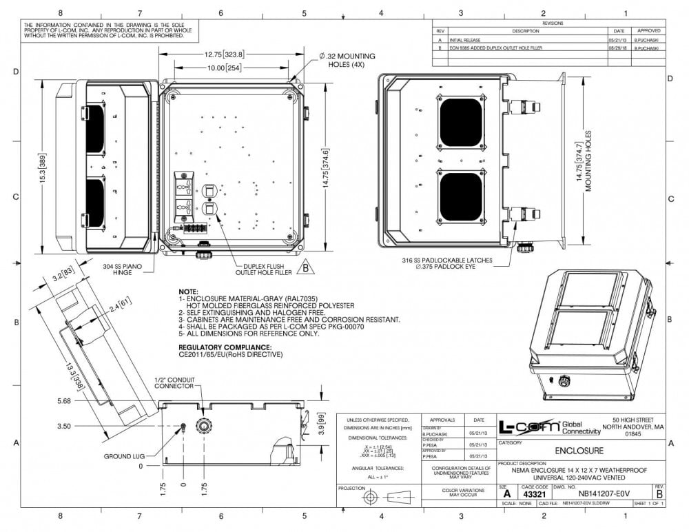 NB141207-E0V technical document page