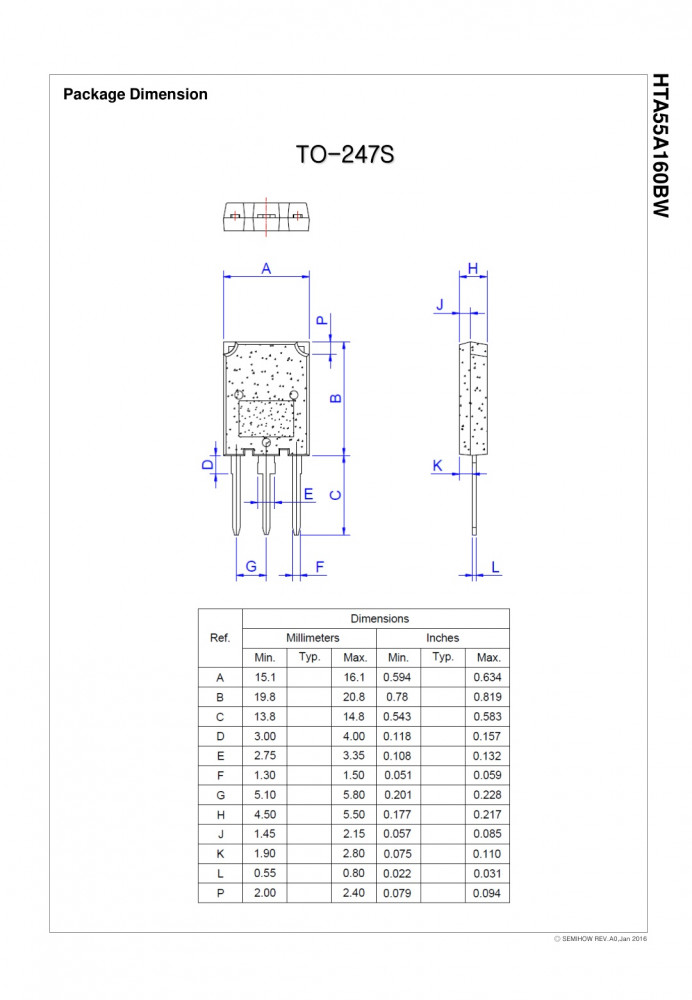 HTA55A160BW technical document page 4