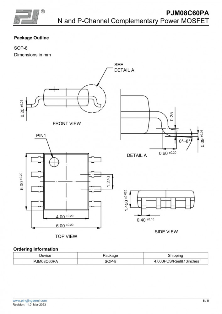 PJM08C60PA datasheet page 8
