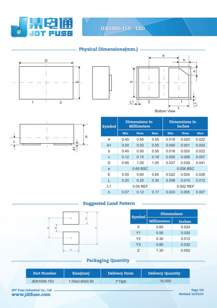 JEN1006-15V datasheet page 4