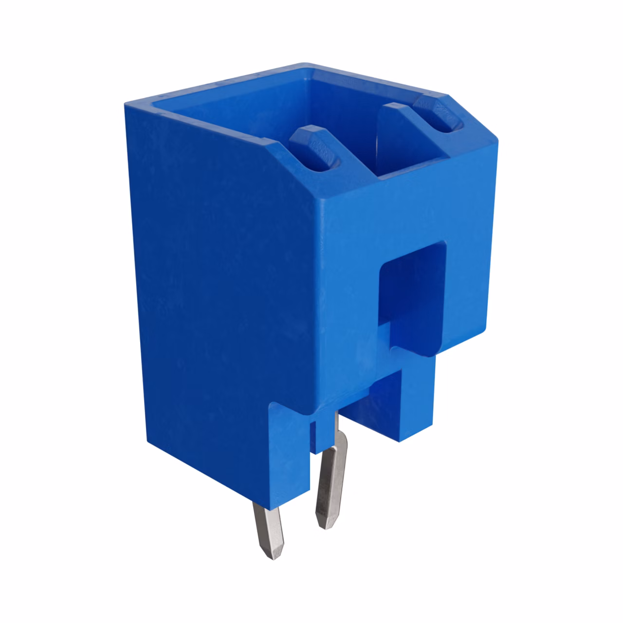 2.00mm Pitch MicroTPA Wire-to-Board Header, Vertical, Kinked PC Tail, with Inner Positive Lock, 6 Circuits, Natural