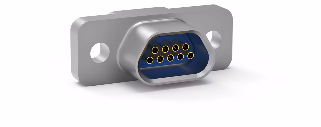 AirBorn M Series, Micro-D Board Mount Plug, 0.050