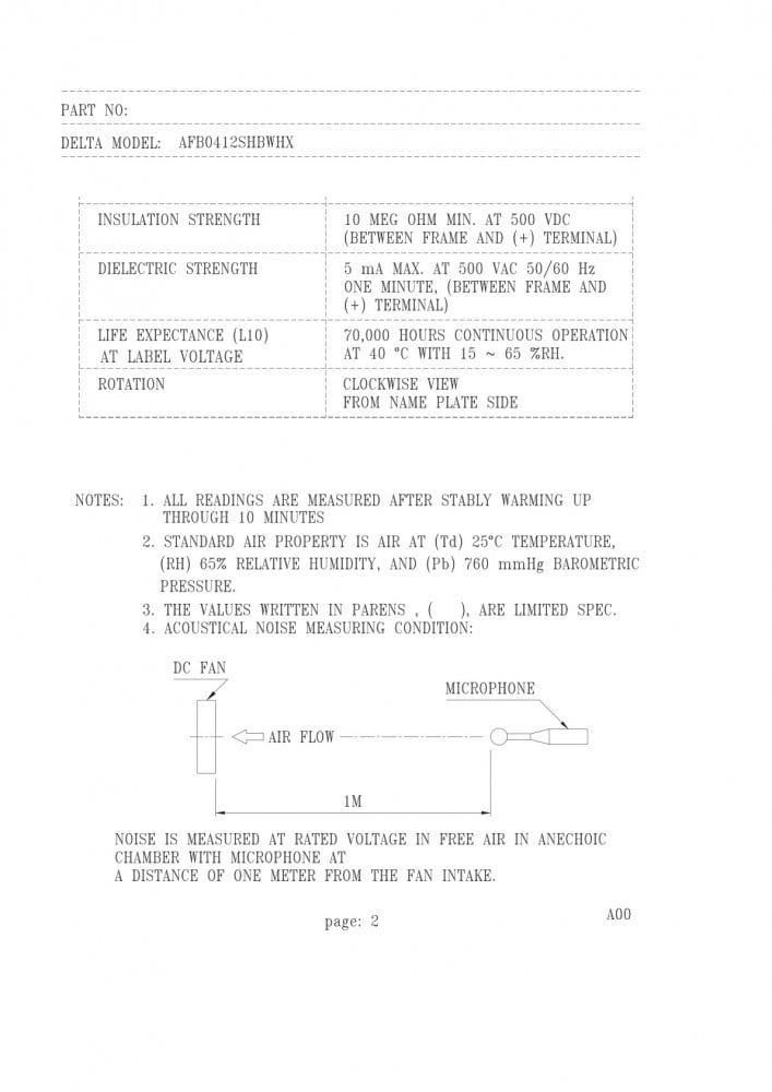 AFB0412SHBWHX specification page 4
