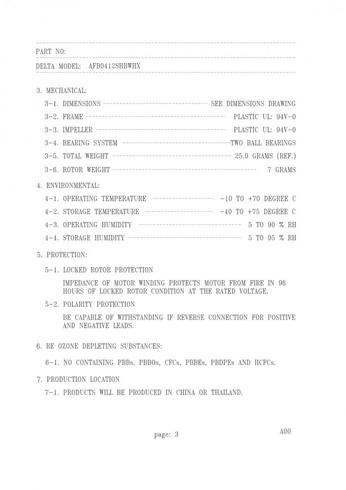 AFB0412SHBWHX specification page 5