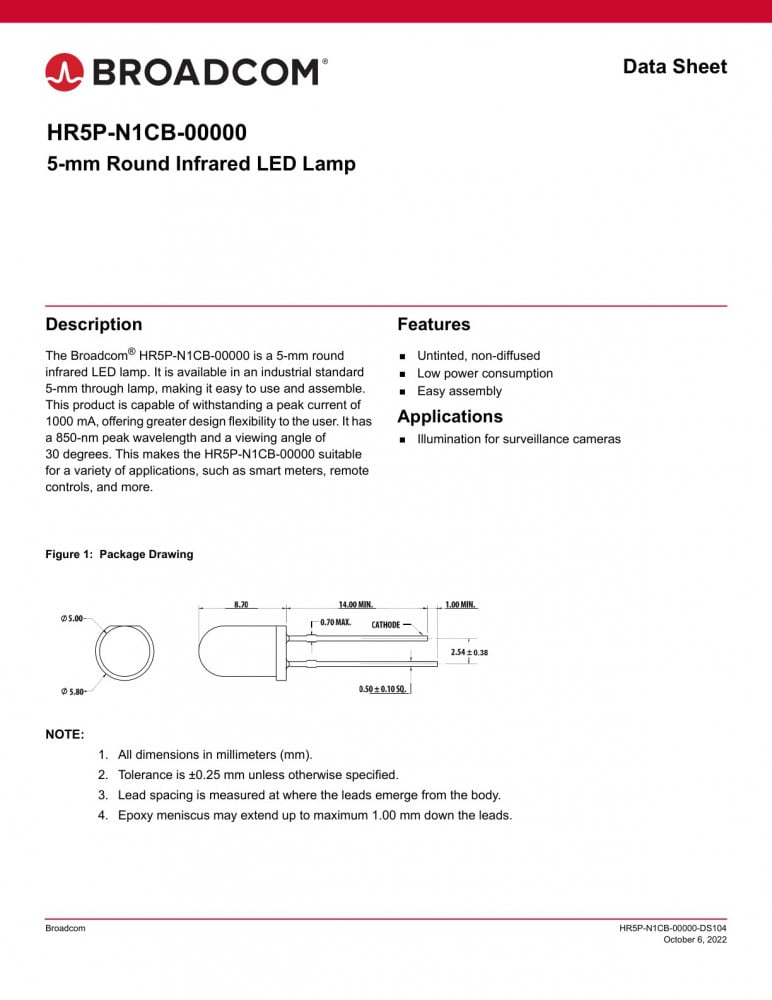 HR5P-N1CB-00000 datasheet page 1