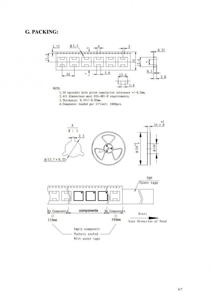 GSC1230YB-3V4000 approval specification page 6