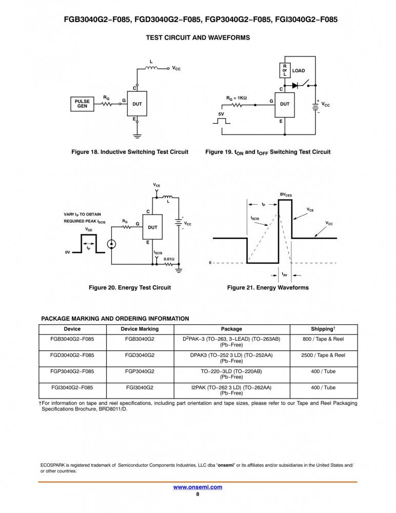 FGB3040G2-F085 datasheet page 8