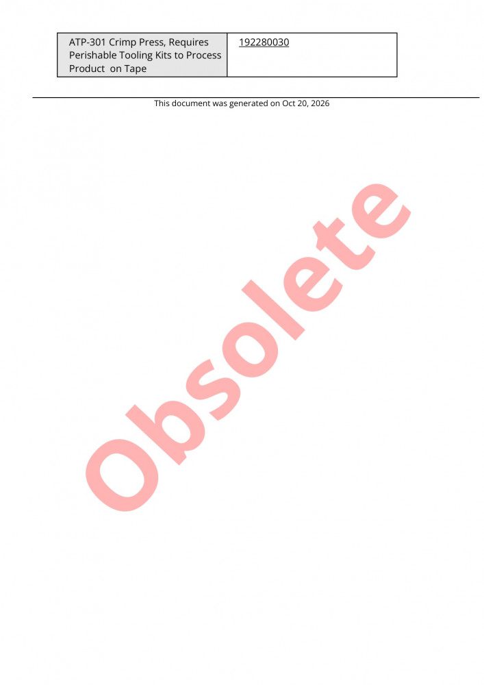 Technical document page 3 for product 197260000
