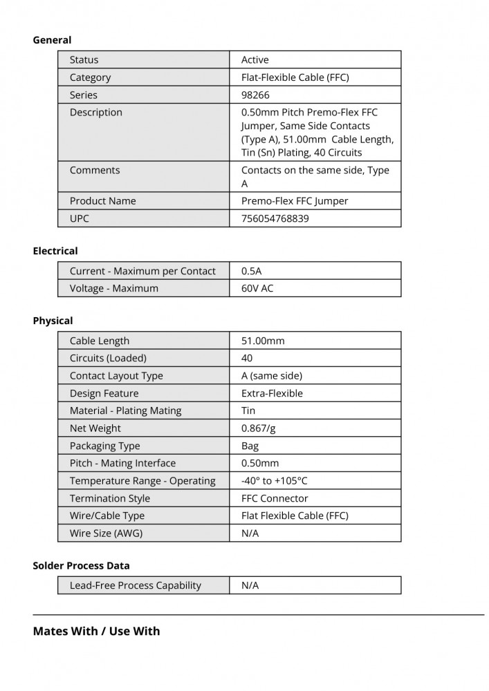 Product document image, page 2
