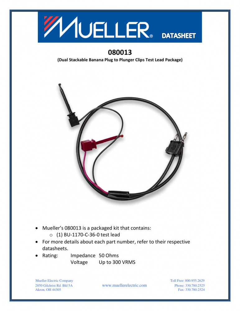 Model 80013 product document image
