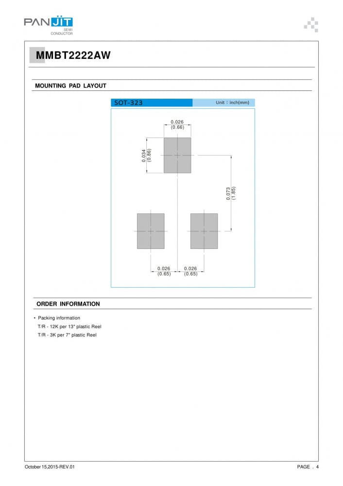 MMBT2222AW datasheet page 4