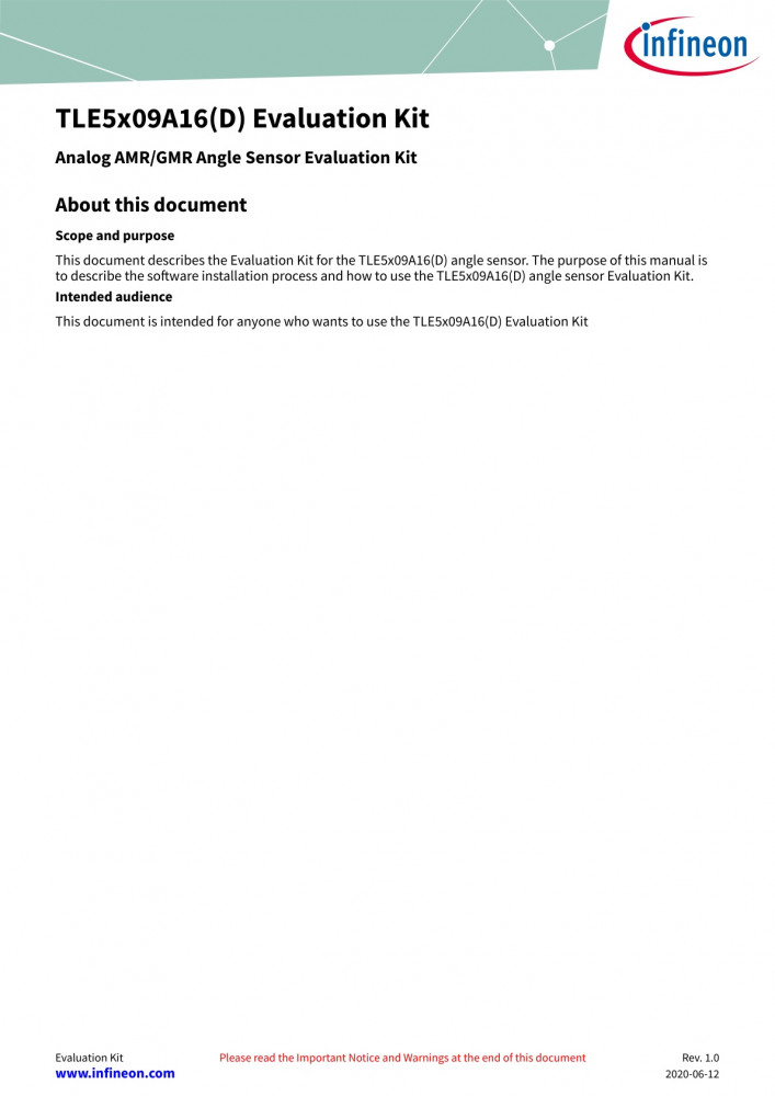 TLE5009EVALKITTOBO2 document page 1
