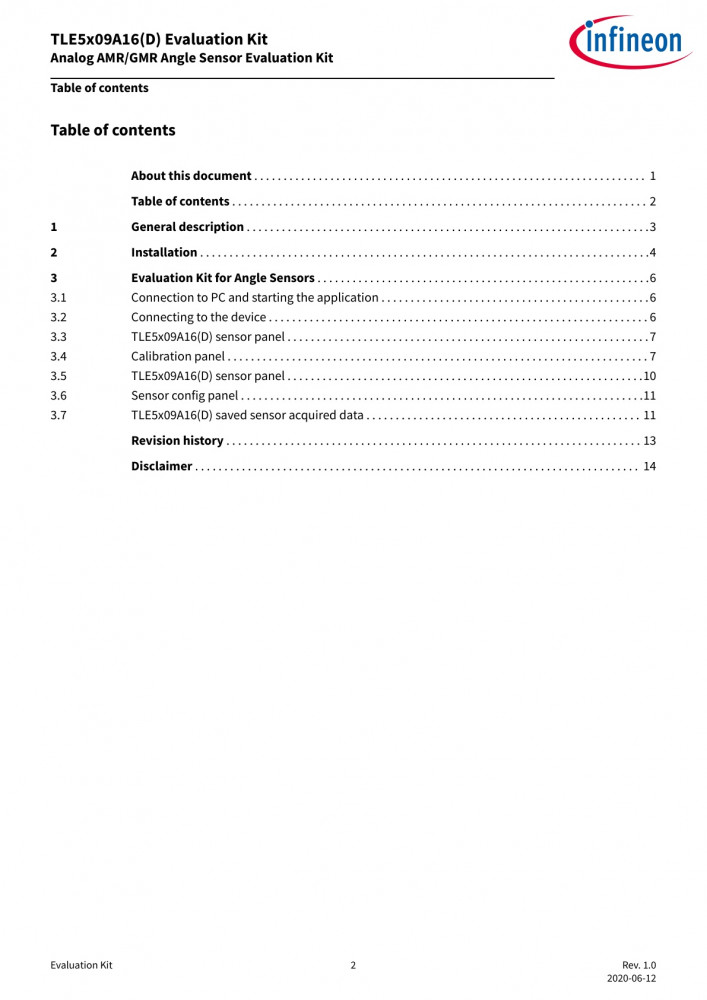 TLE5009EVALKITTOBO2 document page 2