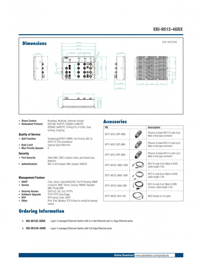 EKI-9512E-4GRX product documentation page 2