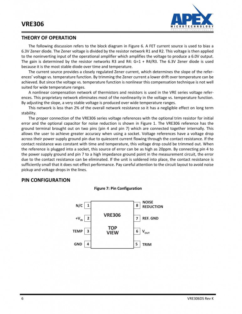 VRE306 technical document page 6