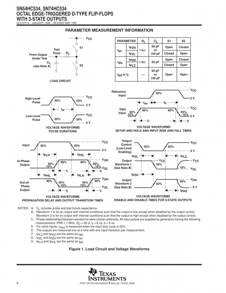 SN74HC534 technical document page 6