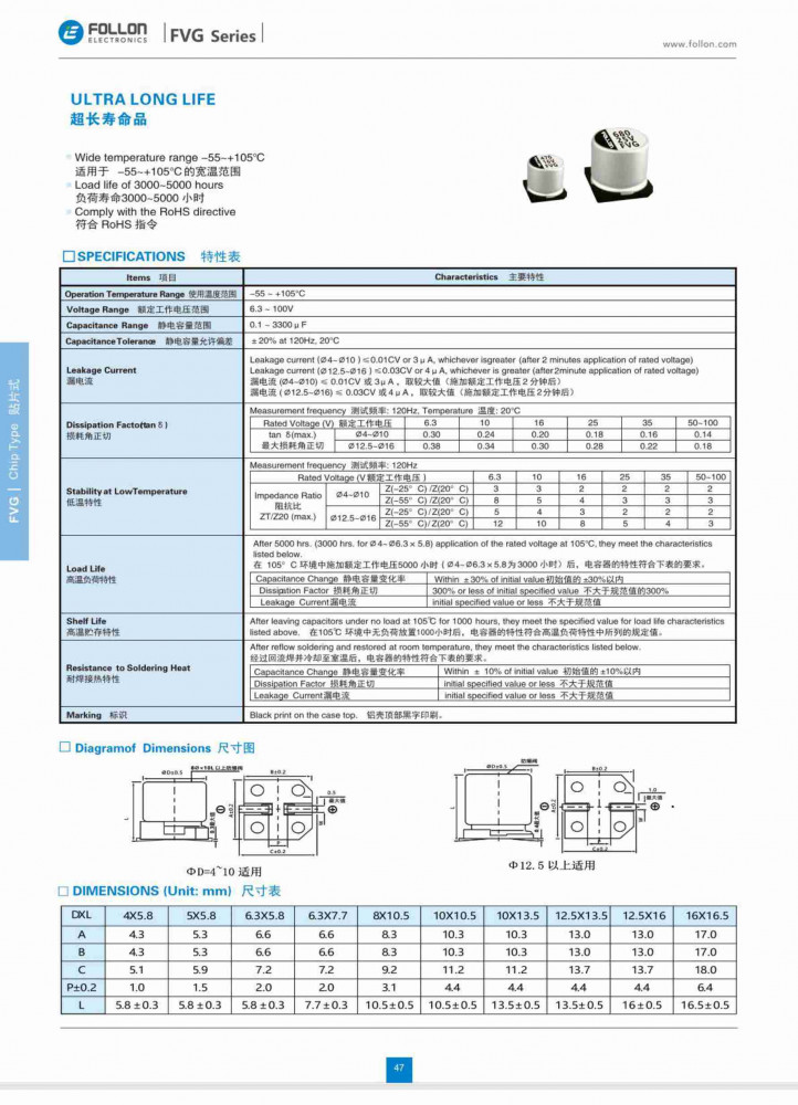 FOLLON EFVG datasheet page 1