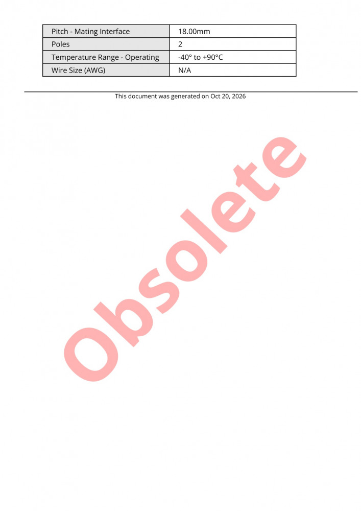 Molex S28 DIN valve connector packaging specification, page preview 3
