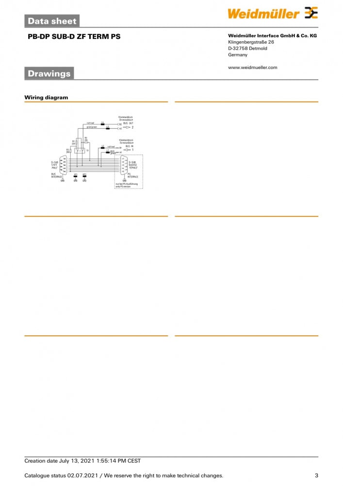 WEIDMULLER 1161880000 documentation page 3