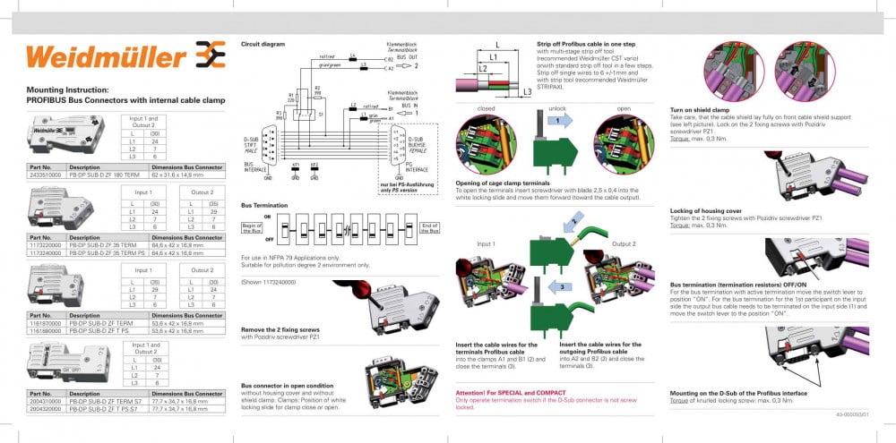 WEIDMULLER 1161880000 documentation page 5